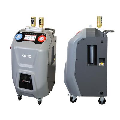 China Gray X570 Portable Refrigerant Recovery Machine With Sight Glass R134a for sale