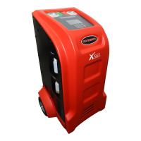 China Sight Glass Red Car AC Gas Recovery Machine With Flushing Function for sale
