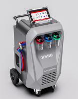 China Gray Car Refrigerant Recovery Machine 10 Inch Touch Screen With Flushing Function for sale