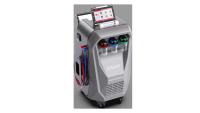 China 300g / Min Flushing AC Refrigerant Recovery Machine Sight Glass With Rotating Screen for sale