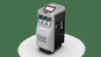 China Grey AC Refrigerant Recovery Machine Automatic UV Dye Injection With Printer for sale