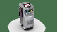 China Grey AC Refrigerant Recovery Machine Automatic UV Dye Injection With Printer for sale