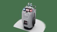 China 3 / 8HP Auto AC Gas Recovery Machine With Mini Can 7 Inch Touch Screen Printer for sale