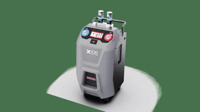 China 3 / 8HP Auto AC Gas Recovery Machine With Mini Can 7 Inch Touch Screen Printer for sale