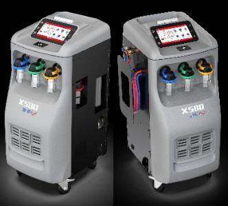 China 120L/min Automotive AC Recovery Machine With UV Leak Printer 1234yf for sale