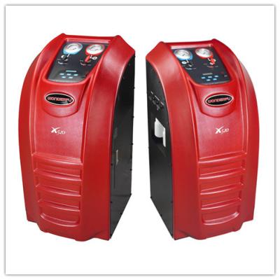 China Basic Modle Auto AC Recovery Machine Manual Mini Tank Gas Refill R134a for sale