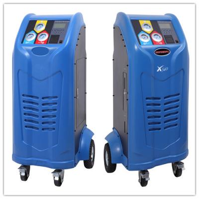 China Database Auto AC Recovery Machine SD Card Automatic Oil Injection for sale
