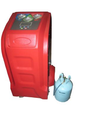China R134a AC Flush Machine 5 inch Colorful Screen ,  AC Recovery Recharge Machine for sale