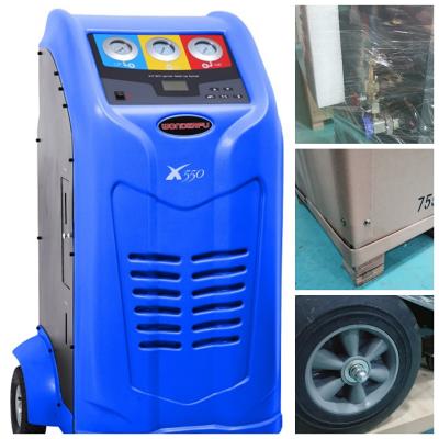 China Bus Large Refrigerant Recovery Machine Big Gauge Cover 1000W Input Power for sale