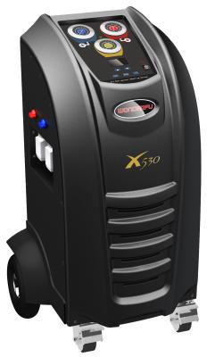 China Black Fully Automatic Auto AC Recovery Machine Color Display Oil Drain Digital Scale for sale
