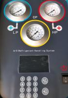 China Black Fully Automatic Auto AC Recovery Machine Color Display Oil Drain Digital Scale for sale