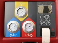 China Built in Printer Database Auto AC Recovery Machine SD Card Automatic Oil Injection Vacuum Leak Test for sale