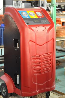 China Backlit R134a AC Recovery Machine Vacuum Pump With Condenser for sale