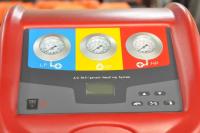 China Backlit R134a AC Recovery Machine Vacuum Pump With Condenser for sale
