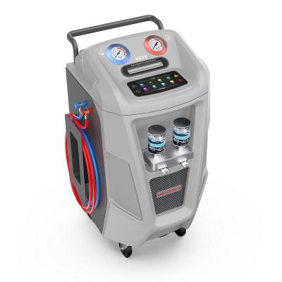 China Double Electronic Scale R134a AC Flush Machine For AC Recharge for sale