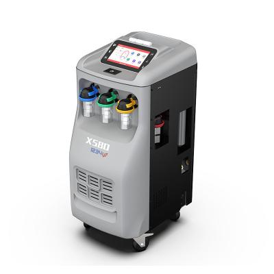 China 10 Inches Touch Screen AC Refrigerant Recovery Machine With Database Printer X580 for sale