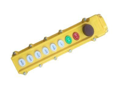 China Wire Sensitive Crane Remote Control Handle for Electric Hoist IP65 100m for sale