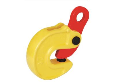 China Turn Clamp for I-Beam H-Beam 20 Ton Capacity Compact Design Yellow Lifting Clamp for sale