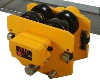 China 0.5t to 10t SY Series Electric Chain Hoist Travel Trolley Steel Yellow with Suspension Hook for sale
