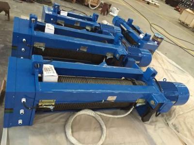 China SH-Type Single Girder Electric Wire Rope Hoist 2000-20000kg Capacity with Low-Voltage Protection for sale