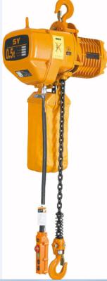 China Fixed Type Foot Mounted Electric Chain Hoist with Hook 0.3t to 35t Single Speed 3 Phase 220-440V for sale