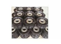 China Customized Crane Wheel 125-315mm Forged Steel Bridge Overhead Crane Wheel 50-350KN Load for sale