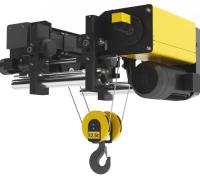 China Single Girder Electric Wire Rope Hoist with Double Speed Compact Structure and Low Headroom Design for sale