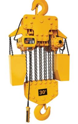 China 30 T Electric Chain Hoist Type Construction Lifting With Hook for sale