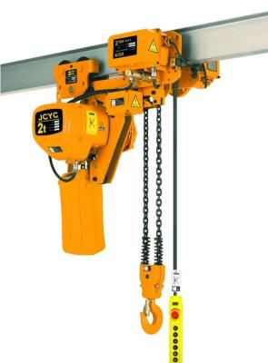 China Leading Crane SY-L Low Headroom Electric Chain Hoist 3M Lifting Height 0.5-10T for sale
