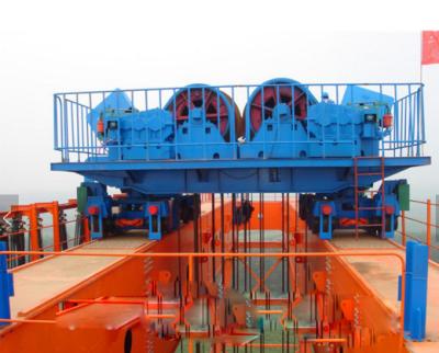 China QD Model Electric Lifting Hoist Double Girder Open Winch Trolley For Bridge Crane 550T for sale