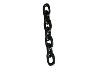 China EN818-2 Blackened G80 Lifting Chain 6mm-32mm with 1.12-31.5t Working Load Limit for Industrial Applications for sale