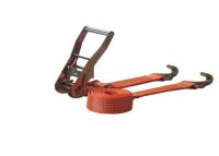 China Cam Buckles Tie Down Ratchet Straps 800-10000 kg Breaking Strength Orange Custom Color for sale