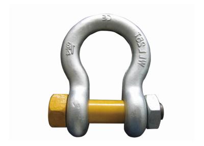 China G2130 Bow Shackle 4 Times Breaking Load Forged Carbon Steel 2-120 ton for sale