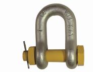 China G2150 Forged Steel D Shackle 2-120 ton for Lifting with Chain or Wire Rope Sling for sale