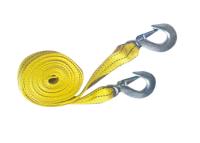 China Yellow Lifting Tools Emergency Strap Trailer Belt And Heavy Duty Double-deck Tow Cable for sale