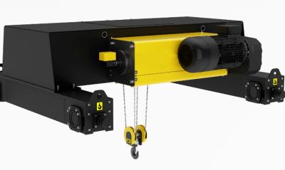 China European Style Remote Control Electric Wire Rope Hoist Winch 3.2 Ton 6m Lifting Height for sale