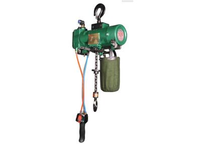 China Green Alloy Steel 0.5 Ton Pneumatic Air Hoist for Hazardous Areas for sale