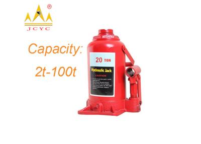 China Hydraulic Bottle Jack 2t to 100t Red Vehicle Repair Jack Lifting Height 80-180mm for sale