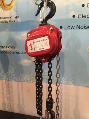 China 5 ton Chain Block / Two Load Chain Guide Wheels 3M Lift Height for sale