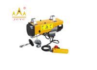 China Mini Electric Wire Rope Hoist 100kg to 990kg with Emergency Stop Switch IP54 for sale