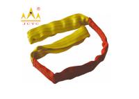 China 100% Polyester Round Web Lifting Slings 1t to 100t Capacity Color Coded EN1492-1 for sale