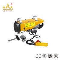 China PA600 Mini Lightweight Electric Wire Rope Hoist 600kg 220V Single Hook Lifting Height 12m for sale