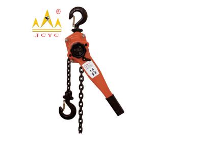 China VA Series Lever Chain Hoist 0.75t to 6t Capacity 1.5m Lifting Height High Strength Steel for sale