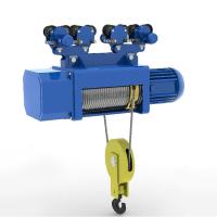 China Normal Headroom Electric Wire Rope Hoist With Monorail Trolley for sale