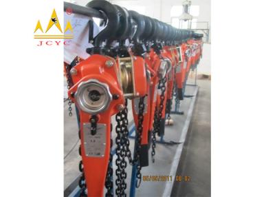 China Customized Color Lifting Tools , Durable Lever Chain Block 0.75t - 6t Capacity for sale