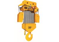 China Foot Mounted Stainless Steel Chain Hoist 35 Ton G80 Load Chain Single Speed for sale
