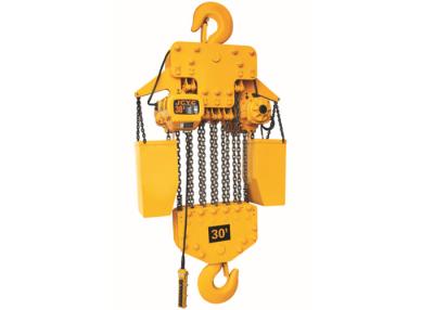 China Hook Type Electric Chain Hoist 30 Ton Capacity With 11.2 Mm Chain Diameter for sale
