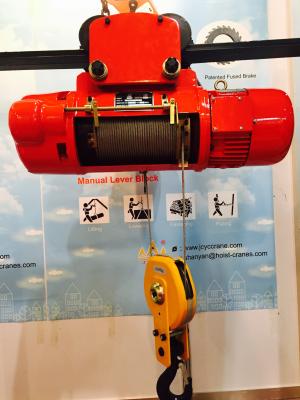 China CD1 Electric Wire Rope Hoist 0.25-20 Ton 220V-440V Single Rail Trolley for sale