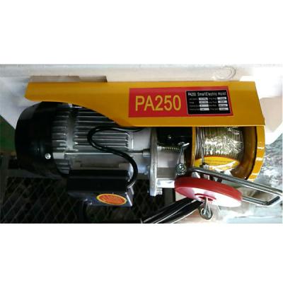 China Mini Electric Wire Rope Hoist 250kg Capacity 240V 50Hz with Pivot Arm for sale