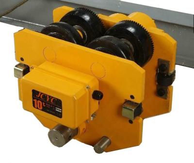 China 0.5t to 10t Electric Chain Hoist Trolley High Speed 11-21 m/min for I-Beam for sale
